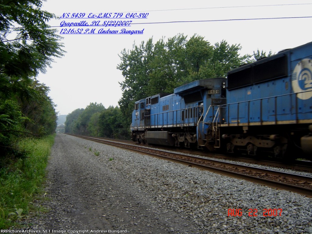 NS 8459 Ex-LMS 719 C40-9W August 22, 2007